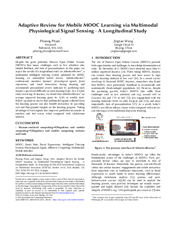 (PDF) Adaptive Review for Mobile MOOC Learning via Multimodal ...