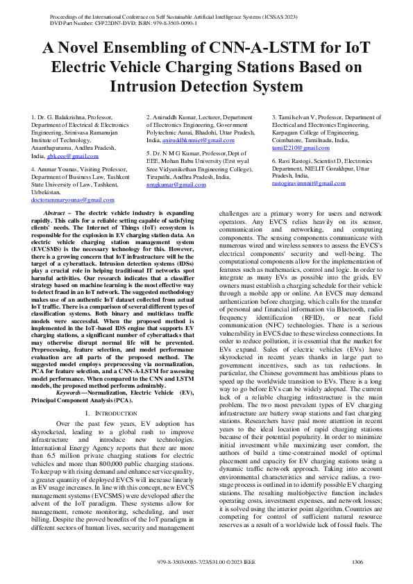 (PDF) A Novel Ensembling of CNN-A-LSTM for IoT Electric Vehicle Charging Stations Based on ...