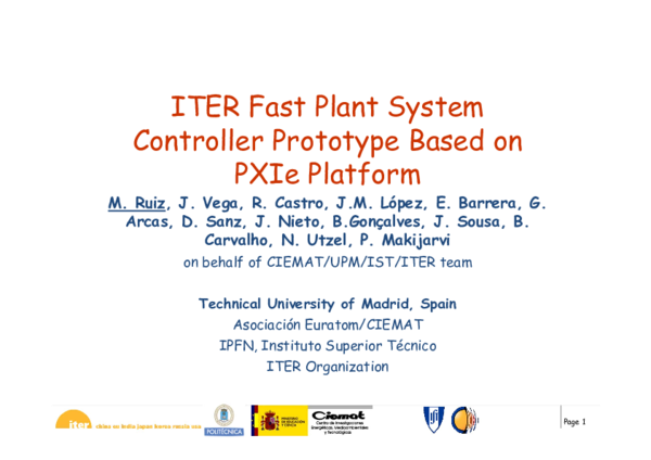 (PDF) ITER fast plant system controller prototype based on ATCA platform