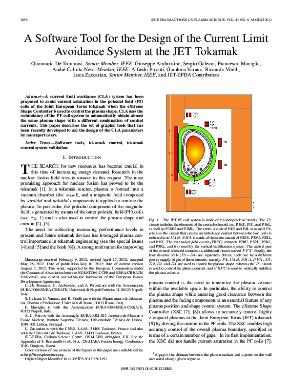 (PDF) A Software Tool for the Design of the Current Limit Avoidance ...