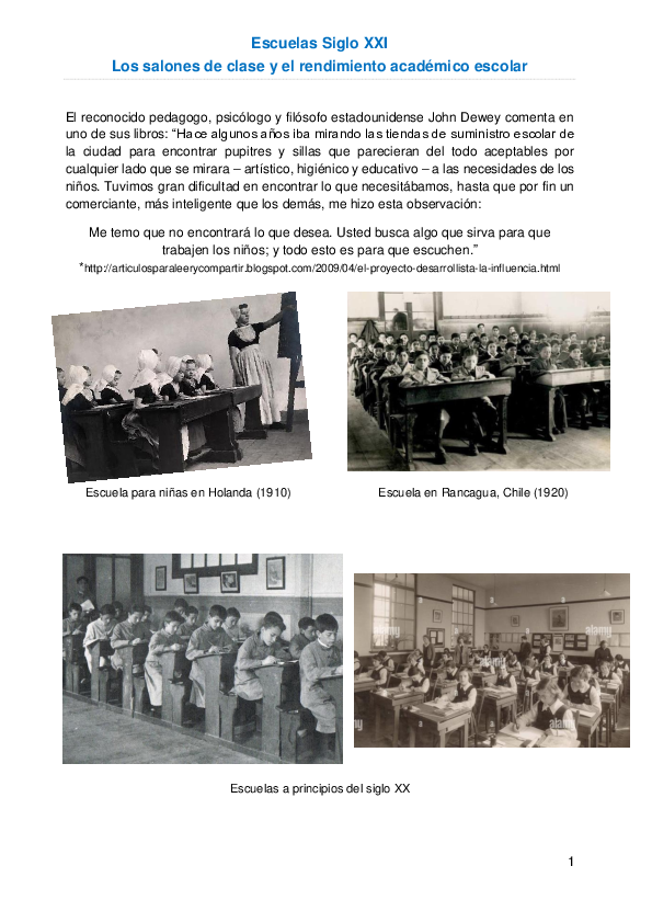 (PDF) Escuelas Siglo XXI Los salones de clase y el rendimiento académico escolar