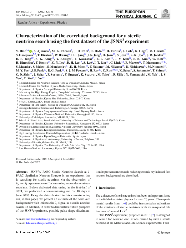 (PDF) Correlated Background in Sterile Neutrino Search