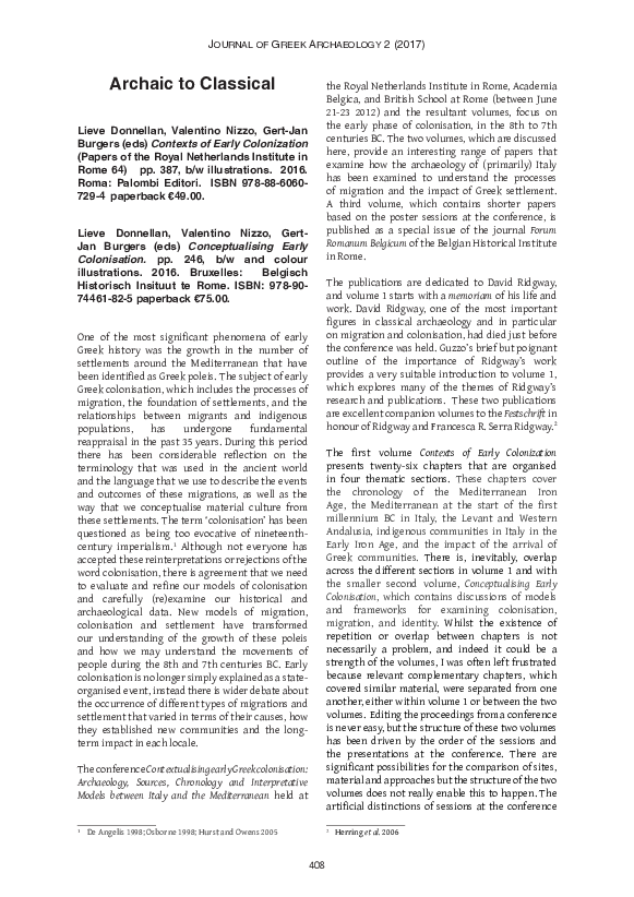 (PDF) Lieve Donnellan, Valentino Nizzo, Gert-Jan Burgers (eds) Contexts ...