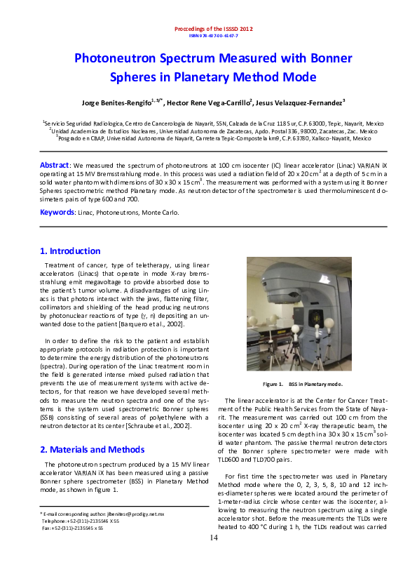 (PDF) NSDUAZ unfolding package for neutron spectrometry and dosimetry ...