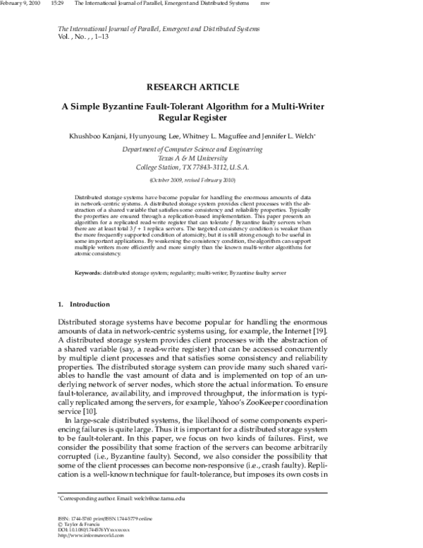 (PDF) An International Journal of Computing and Informatics Special ...