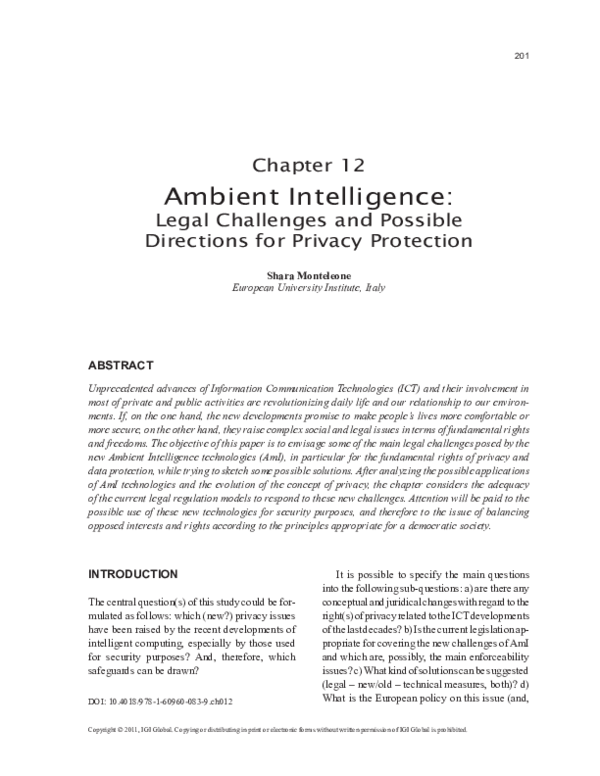 (PDF) Ambient Intelligence