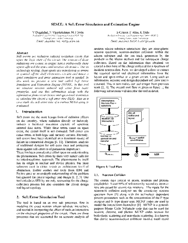 (PDF) SESEE: soft error simulation and estimation engine | Kenan Ünlü ...