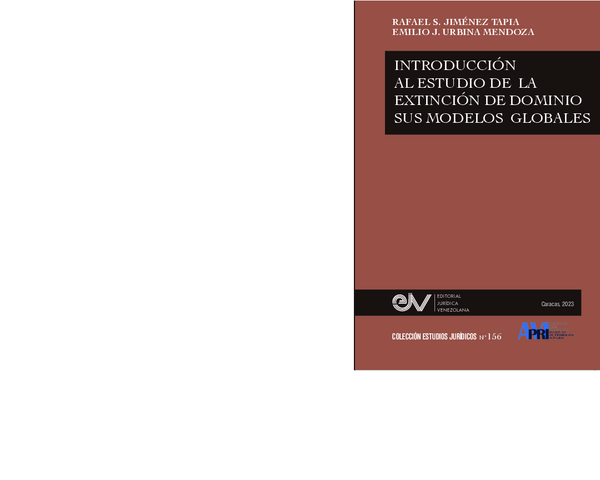 (PDF) INTRODUCCIÓN AL ESTUDIO DE LA EXTINCIÓN DE DOMINIO SUS MODELOS GLOBALES