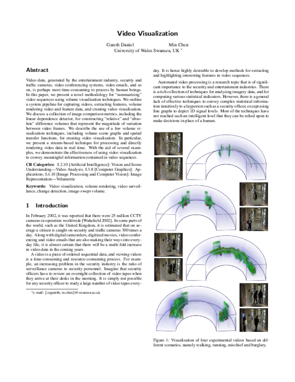 (PDF) Video visualization