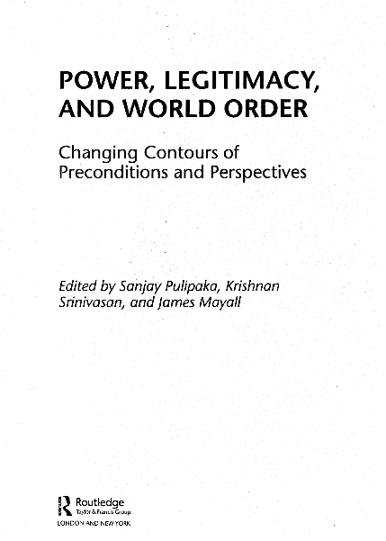 (PDF) “Power and Legitimacy in the People’s Republic of China"