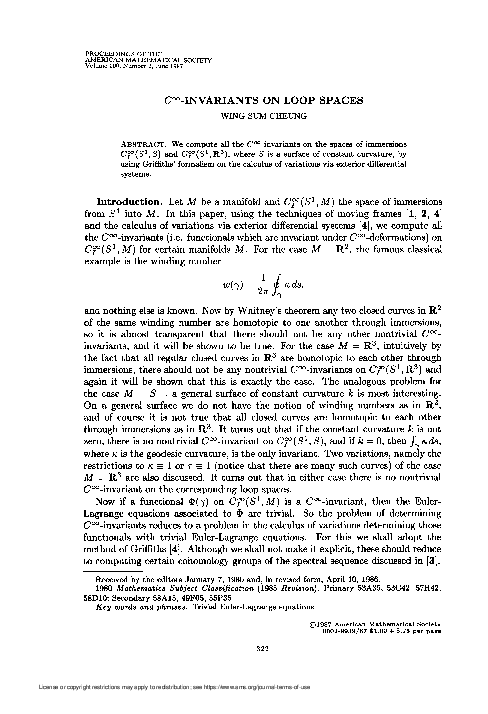 (PDF) C∞-Invariants on Immersion Spaces of Curvature Surfaces