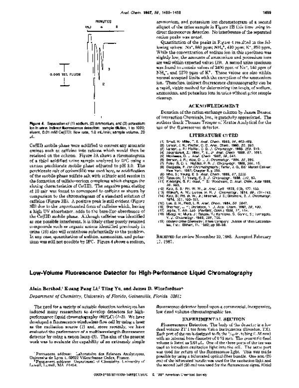 (PDF) Low-volume fluorescence detector for high-performance liquid ...