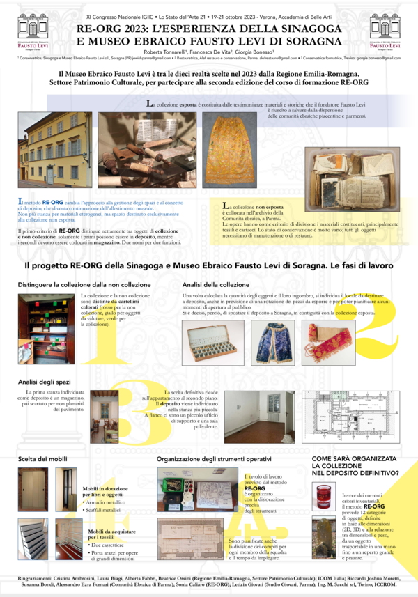 (PDF) RE-ORG 2023: L'ESPERIENZA DELLA SINAGOGA E MUSEO EBRAICO FAUSTO ...