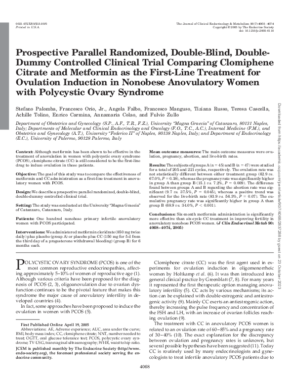 (PDF) Prospective Parallel Randomized, Double-Blind, Double-Dummy ...