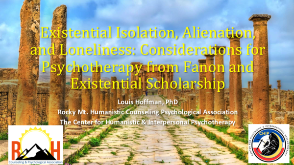 (PDF) Existential Isolation, Alienation, and Loneliness: Considerations ...
