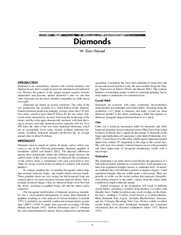 (PDF) Diamonds