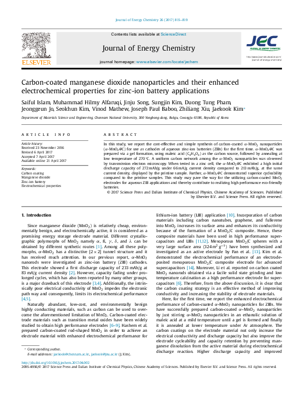 (PDF) Journal of Energy Chemistry