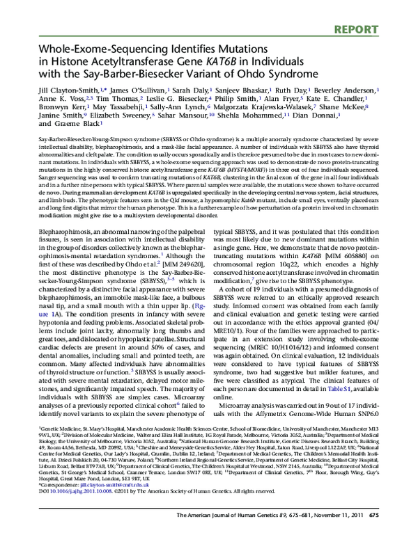 (PDF) Whole-Exome-Sequencing Identifies Mutations in Histone ...