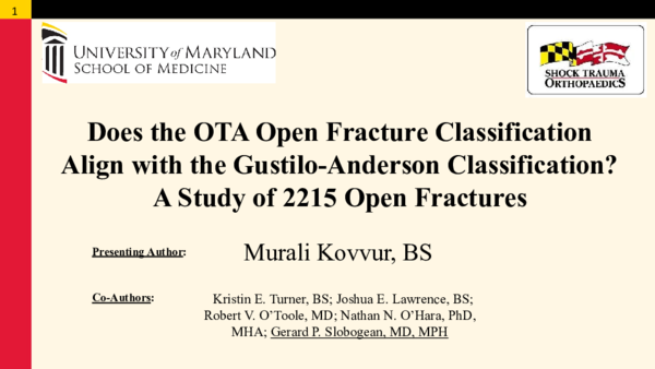 (PPT) Does the OTA Open Fracture Classification Align With the Gustilo ...