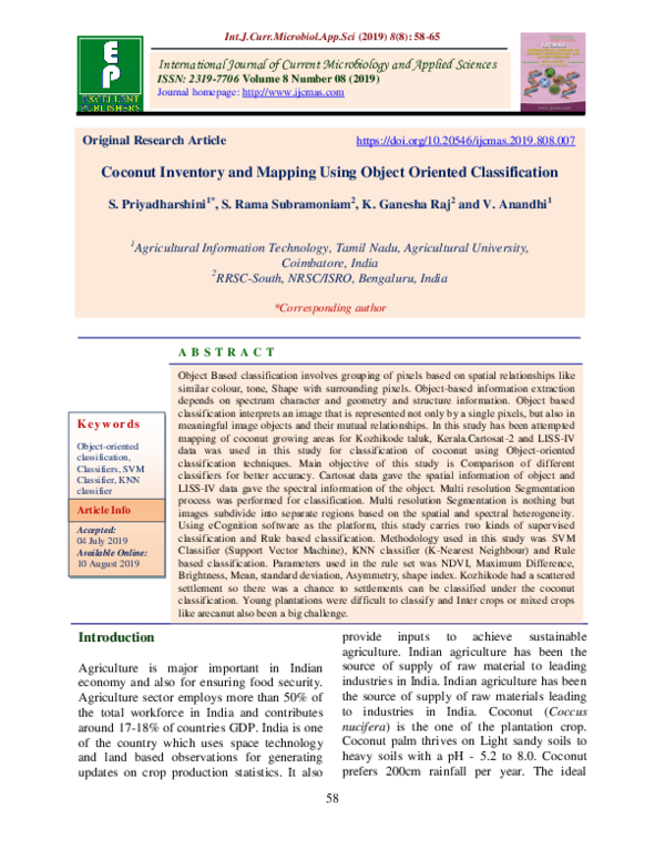 Pdf Dasymetric Mapping With Object Oriented Classification And Gis Sunhui Sim