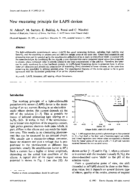 (PDF) New measuring principle for LAPS devices | Marco Sartore ...