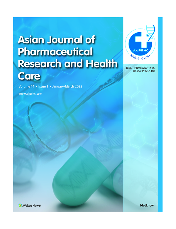 (PDF) Asian Journal of Pharmaceutical Research and Health Care