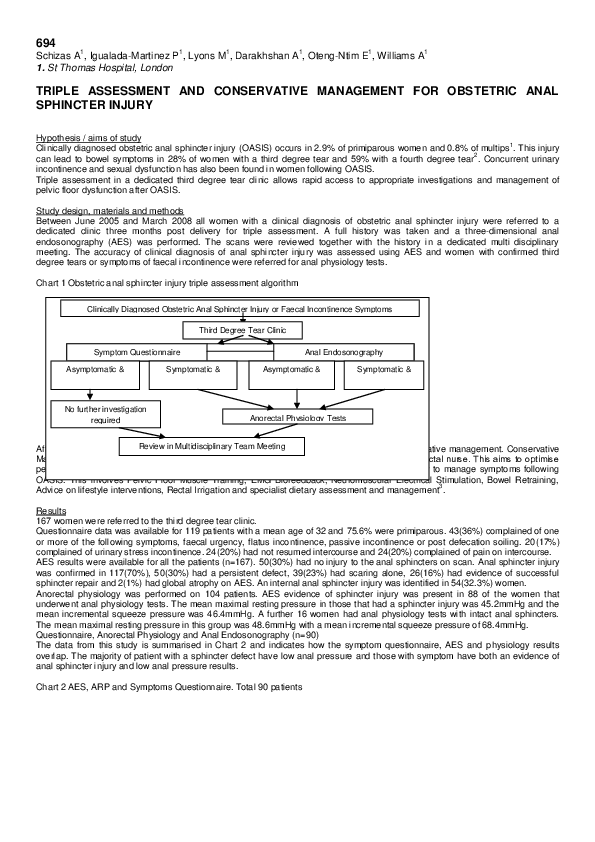 (PDF) Triple Assessment and Conservative Management for Obstetric Anal ...