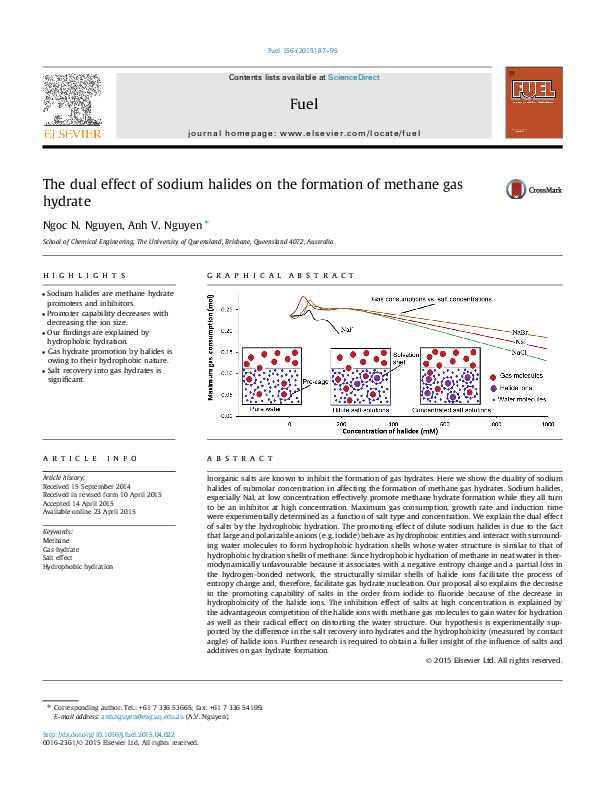 (PDF) The dual effect of sodium halides on the formation of methane gas ...