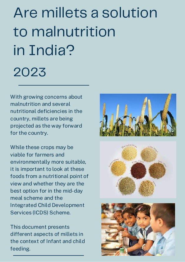 (PDF) Are millets a solution to malnutrition in India?