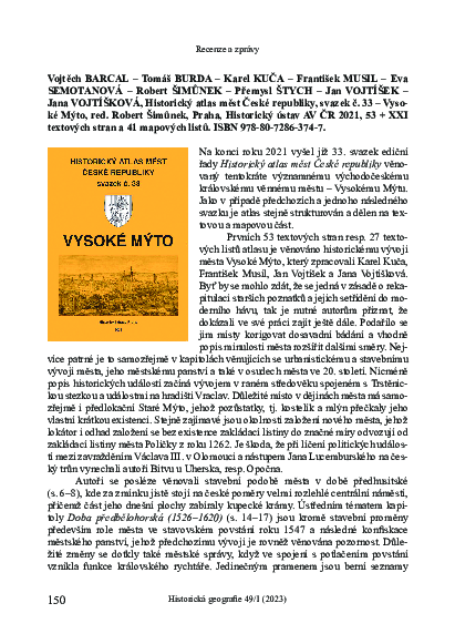 (PDF) Vojtěch Barcal – Tomáš Burda – Karel Kuča – František Musil – Eva ...