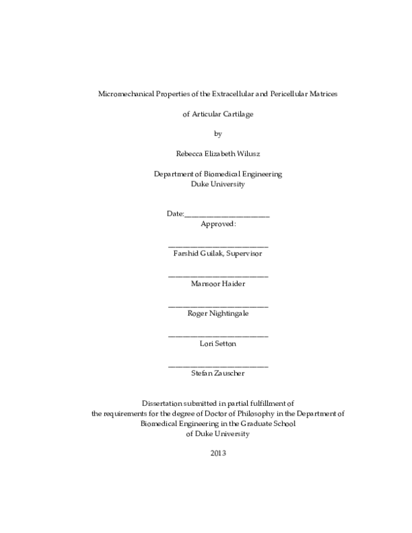 (PDF) of Articular Cartilage | Lori Setton - Academia.edu