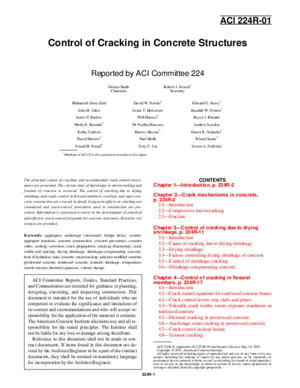 (PDF) Aci 224r