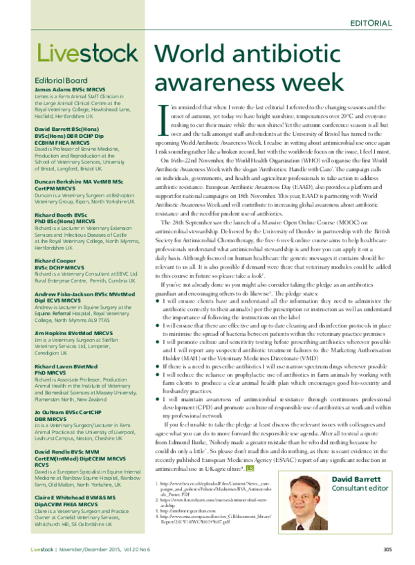 (PDF) World antibiotic awareness week