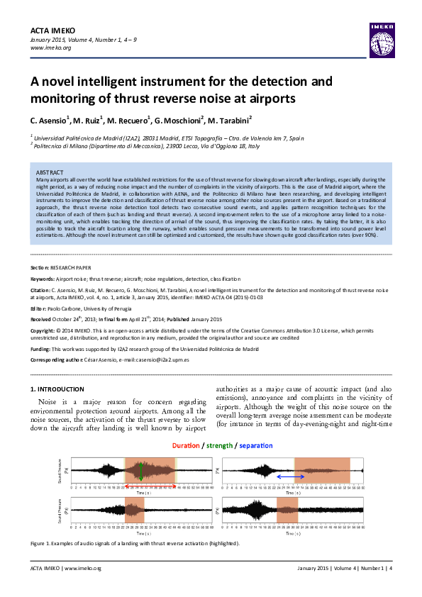 (PDF) A novel intelligent instrument for the detection and monitoring of thrust reverse noise at ...