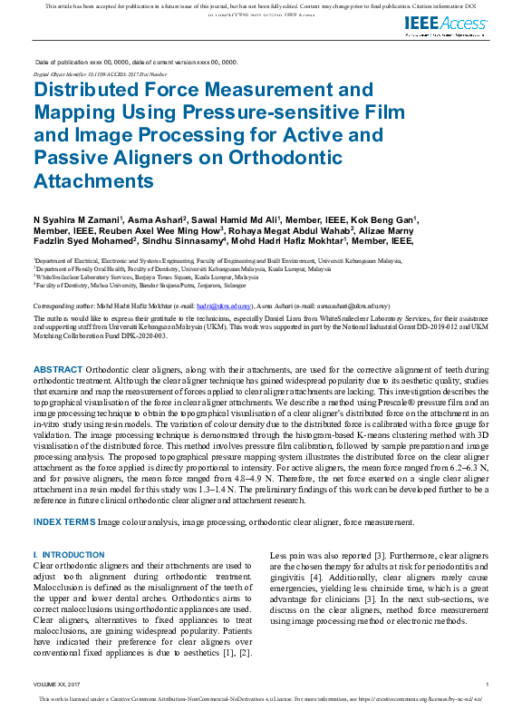 (PDF) Distributed Force Measurement and Mapping Using Pressure ...