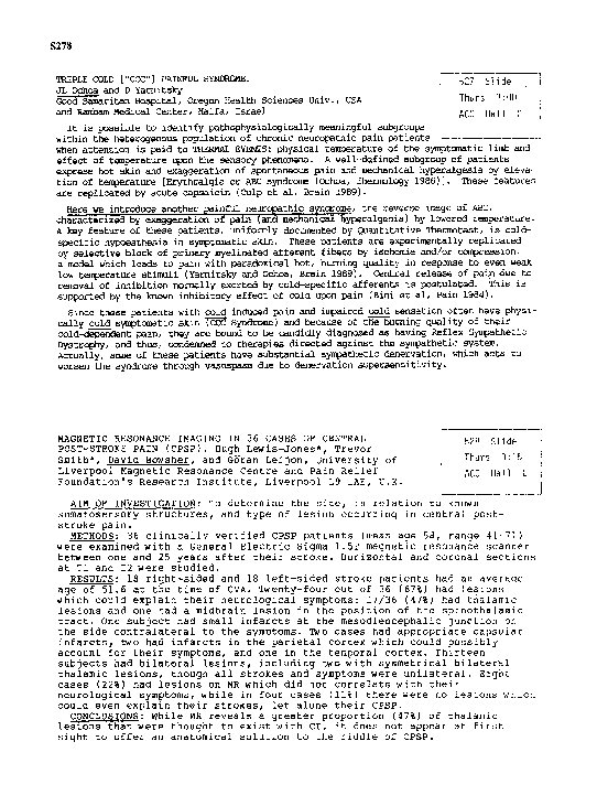 (PDF) Triple cold [“CCC”] painful syndrome