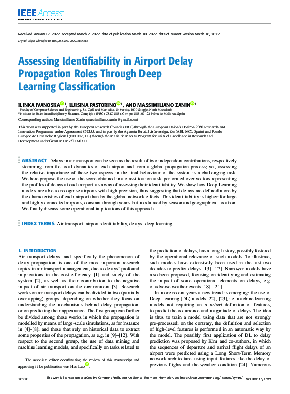 (PDF) Assessing Identifiability in Airport Delay Propagation Roles ...