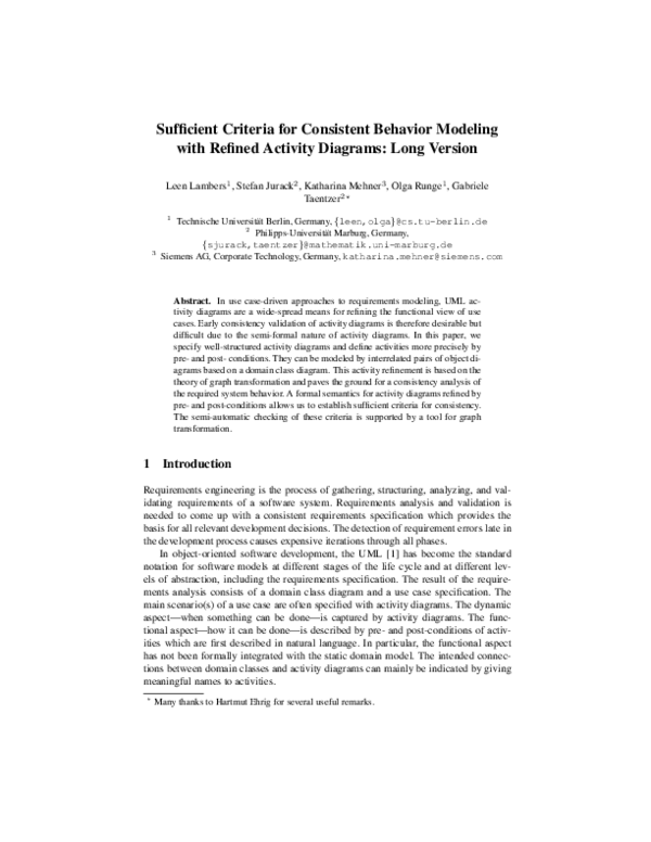 (PDF) Sufficient Criteria for Consistent Behavior Modeling with Refined ...