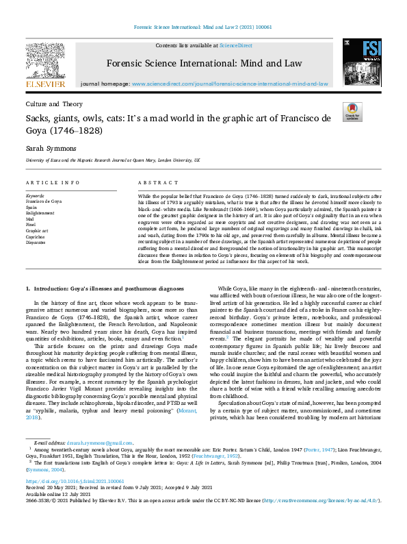 (PDF) Forensic Science International: Mind and Law