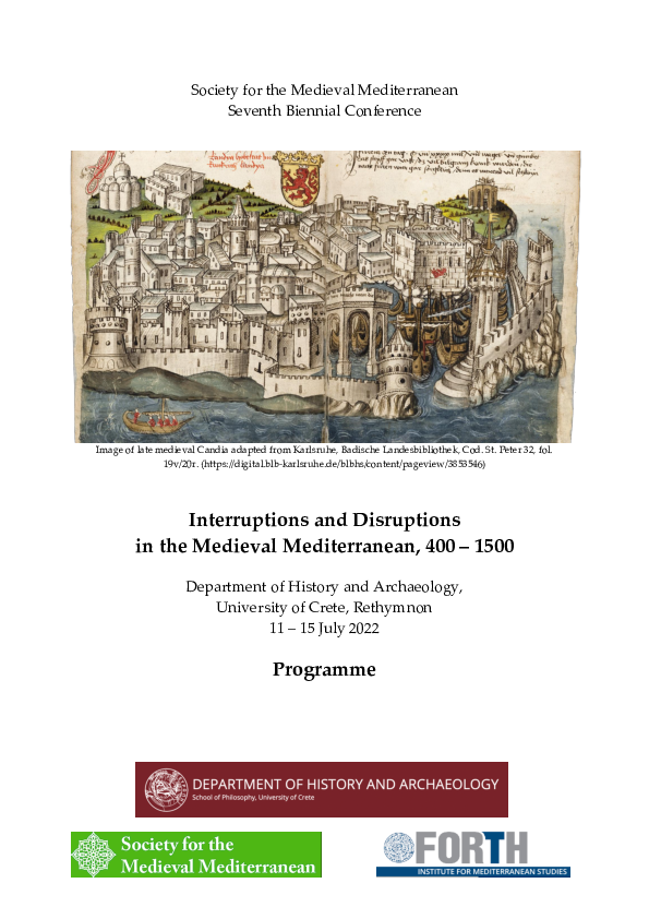 (PDF) Interruptions and Disruptions in the Medieval Mediterranean