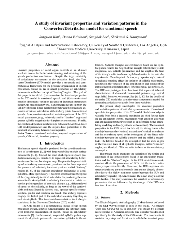 (PDF) A study of invariant properties and variation patterns in the converter/distributor model ...
