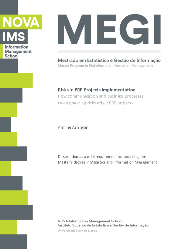 (PDF) Risks in ERP projects implementation : How communication and ...