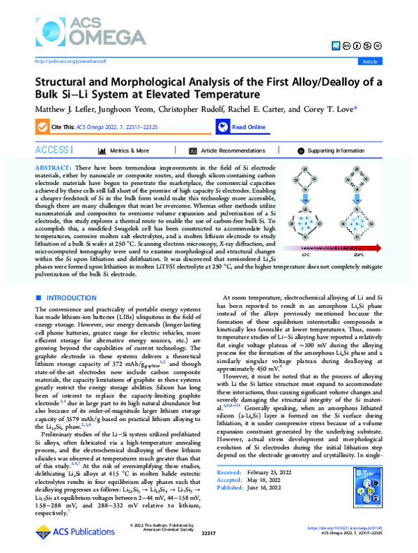 (PDF) Structural and Morphological Analysis of the First Alloy/Dealloy ...