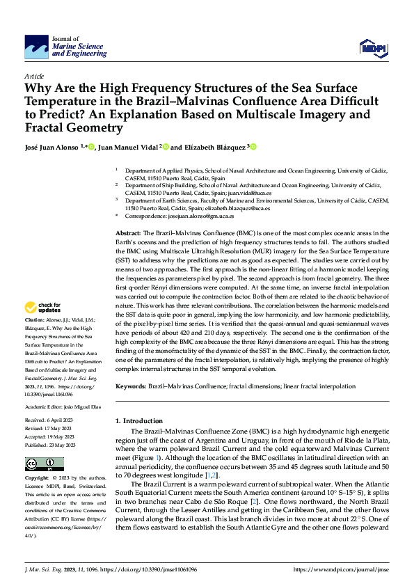 (PDF) Why Are the High Frequency Structures of the Sea Surface ...