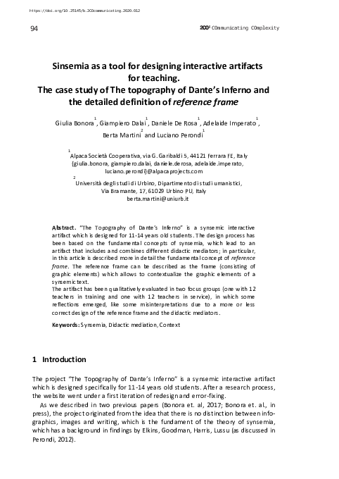 (PDF) Sinsemia as a tool for designing interactive artifacts for ...