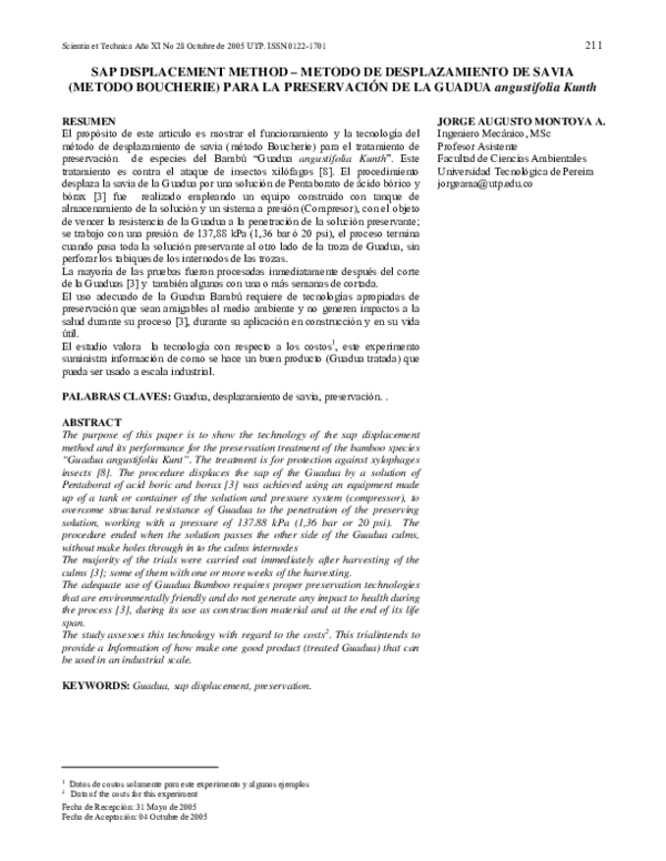 (PDF) SAP DISPLACEMENT METHOD - METODO DE DESPLAZAMIENTO DE SAVIA ...
