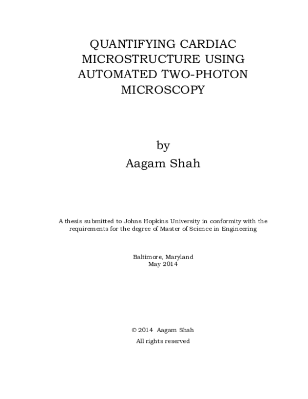 Pdf Quantifying Cardiac Microstructure Using Automated Two Photon