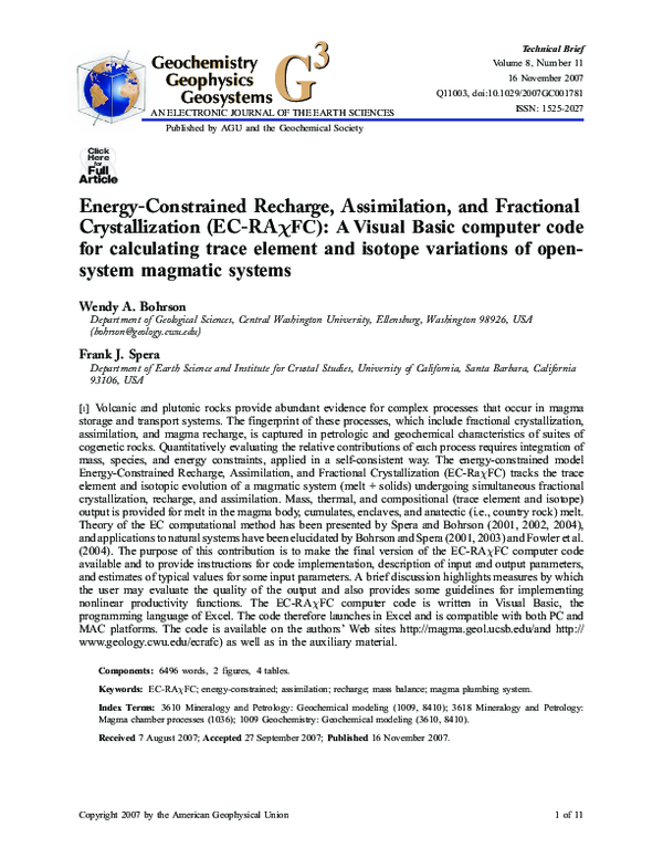 (PDF) Energy-Constrained Recharge, Assimilation, and Fractional ...