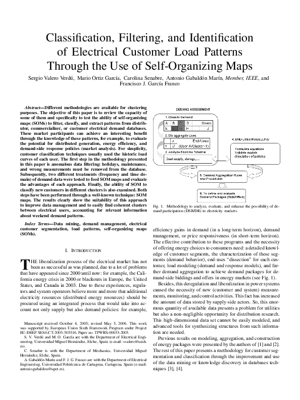 (PDF) Classification, Filtering, and Identification of Electrical ...