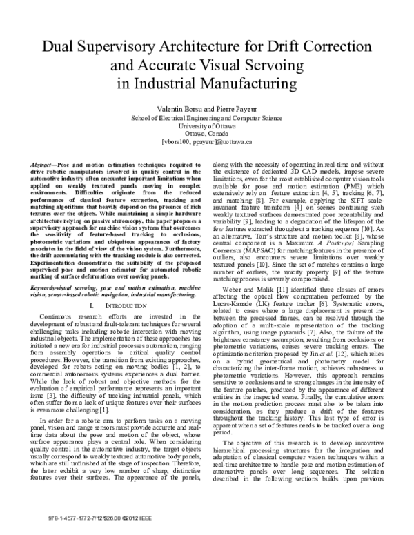(PDF) Dual supervisory architecture for drift correction and accurate ...